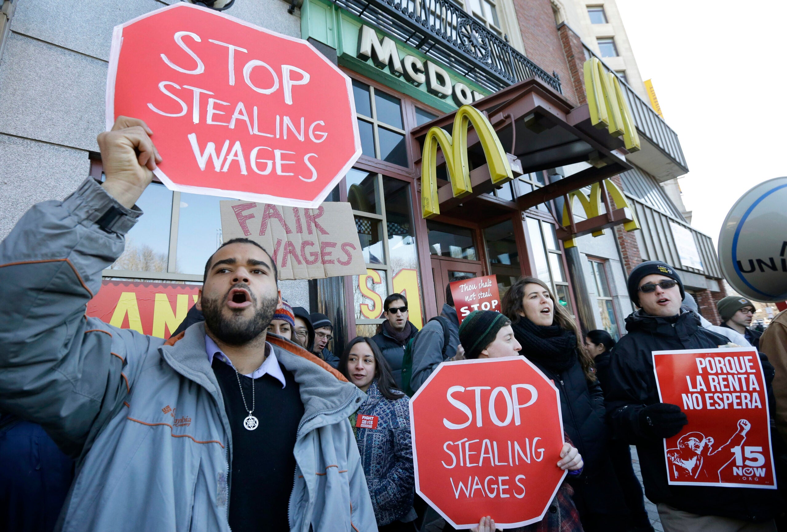 Mass. Low Wage Workers to Demand Increased Pay in Protests Thursday