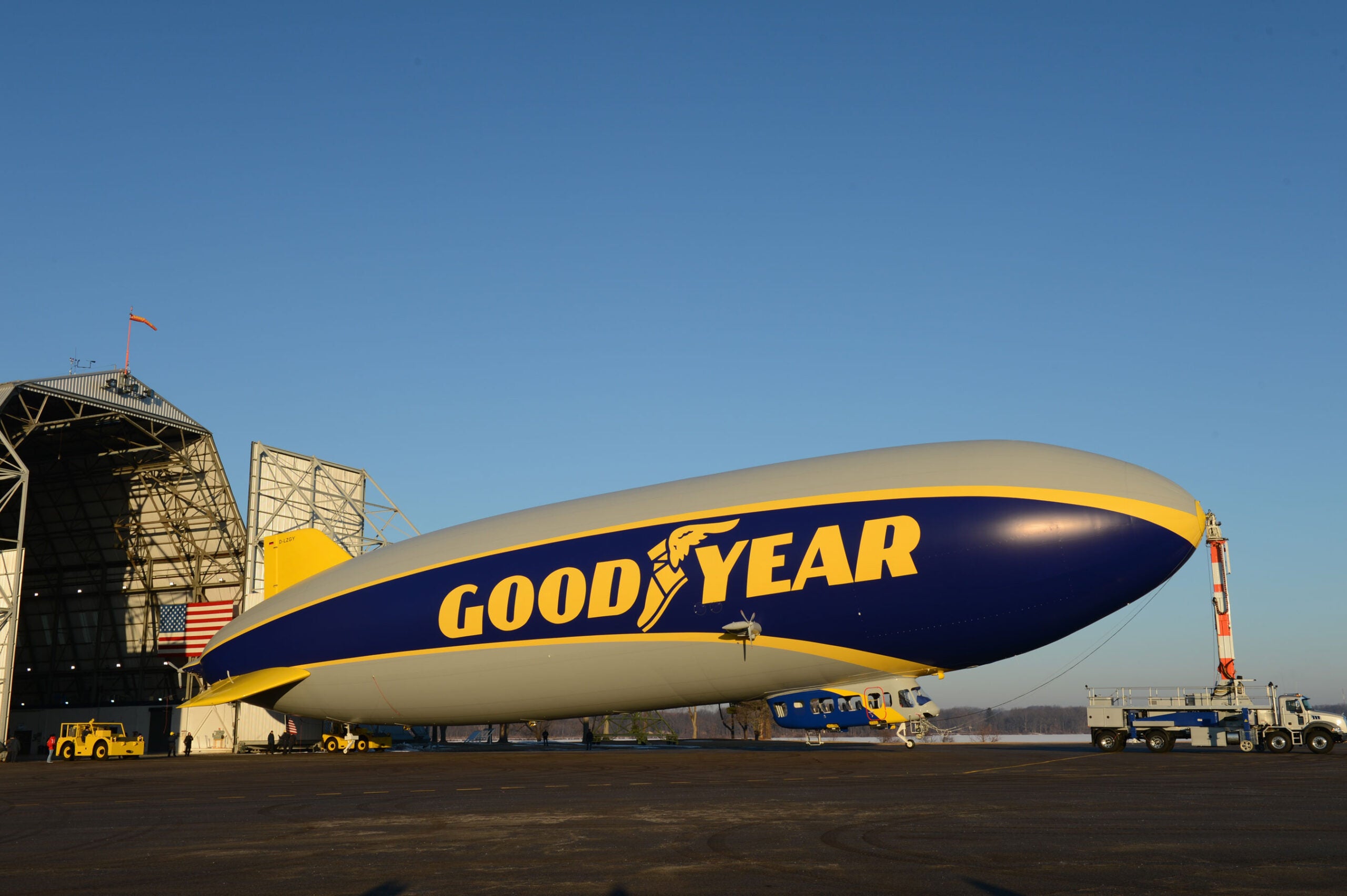 Goodyear deflates blimp, but keeps familiar form in flight