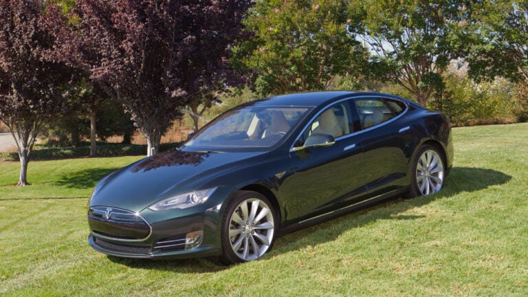 Tesla Motors is opening a showroom for its electric cars at Natick Mall