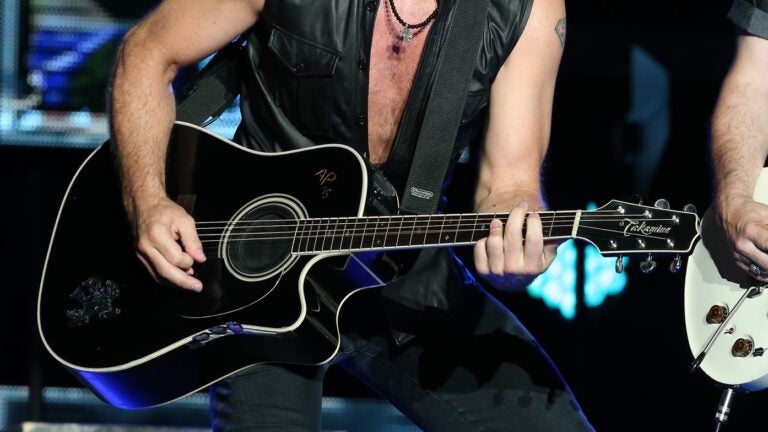 Jon Bon Jovi is all smiles at Gillette