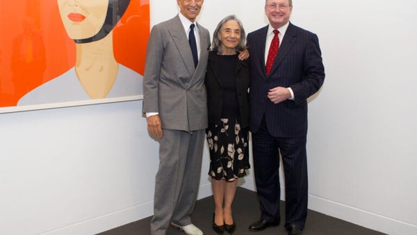 Art lovers turn out Alex Katz opening party at the Museum of Fine Arts