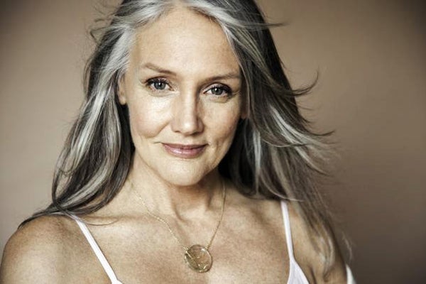 Gray-haired models growing in popularity