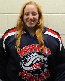 Undistracted, Kathryn Hamer leading way for Medway/Ashland hockey team