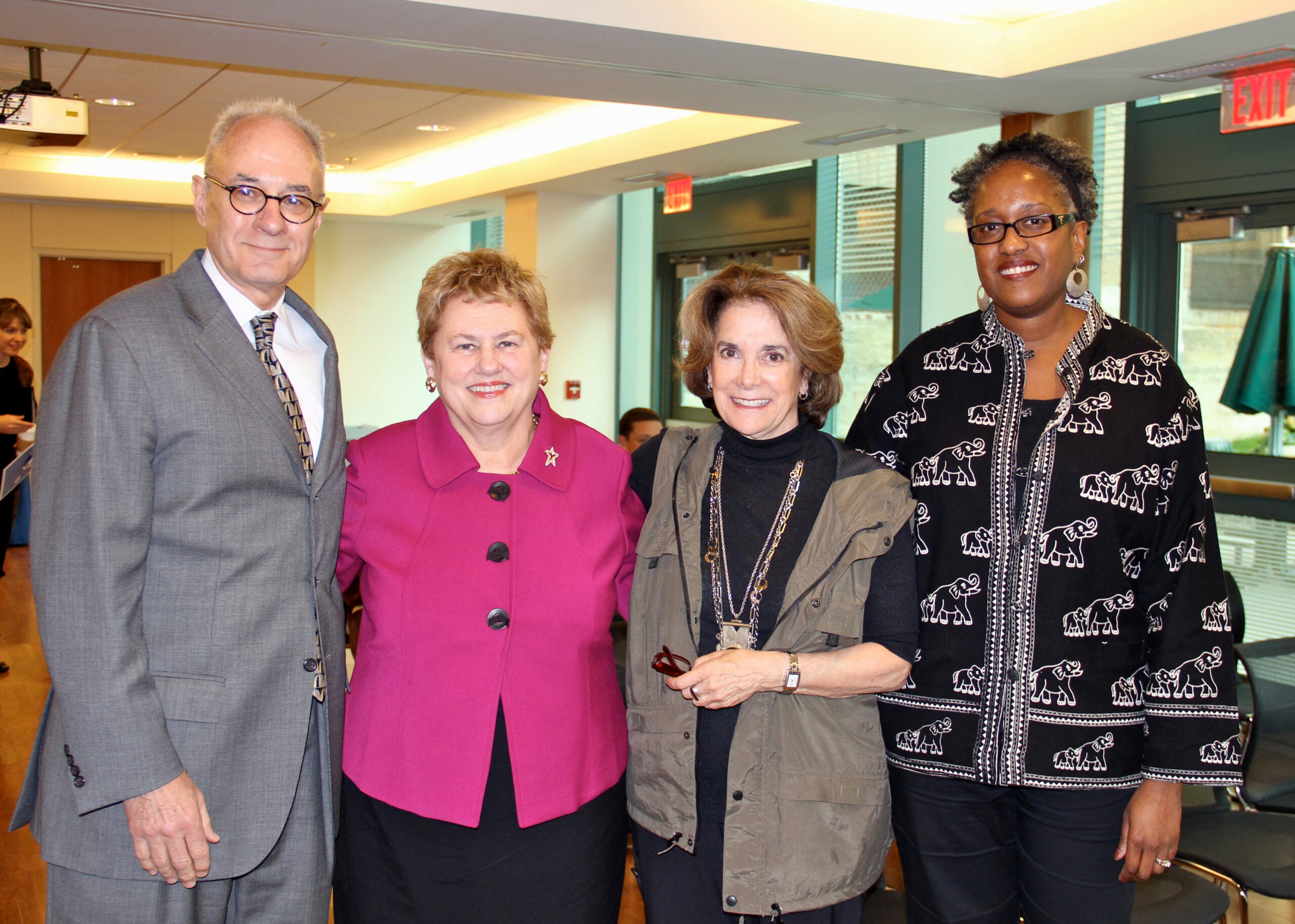 Marjorie Margolies visits Simmons College