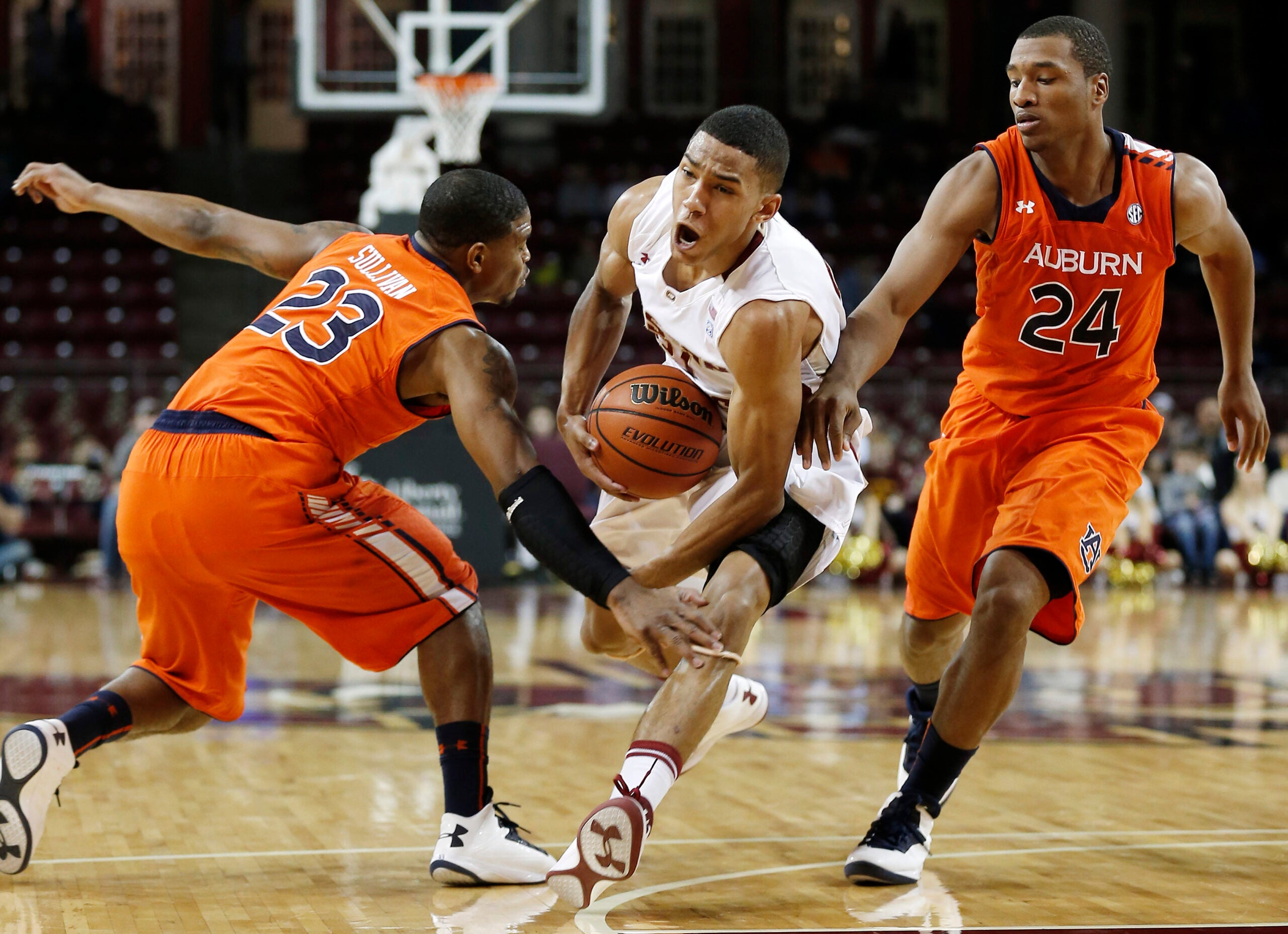 Boston College defense the star in basketball win over Auburn