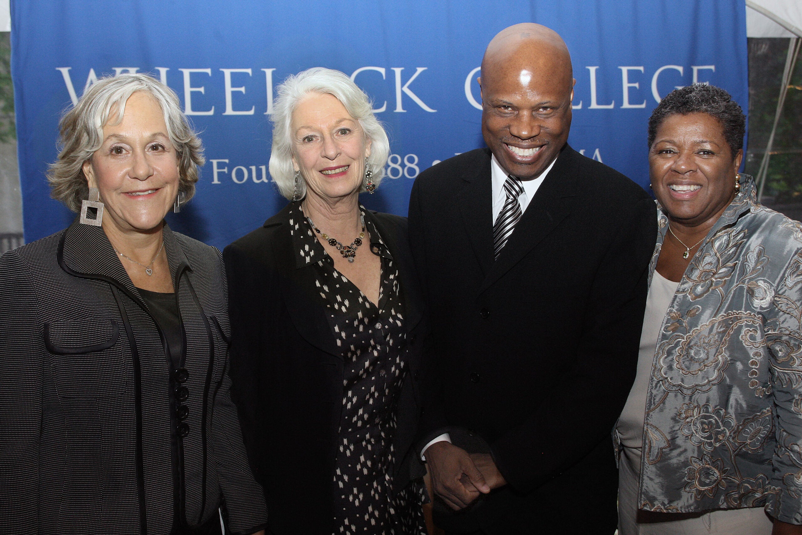 Wheelock president fetes speakers, award recipients