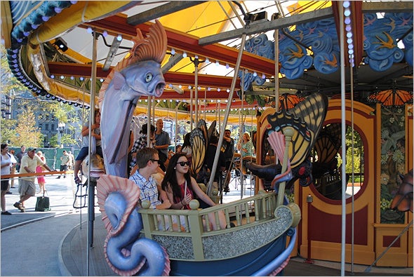 Spring whirl: Greenway Carousel opens April 11
