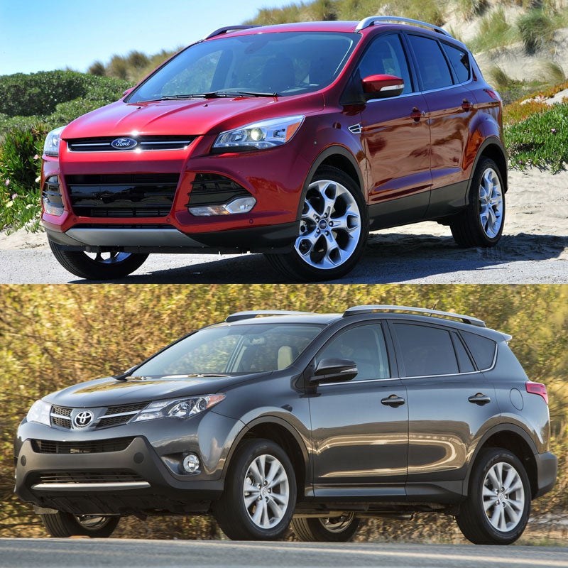 Dueling Compact SUVs: Escape vs. RAV4