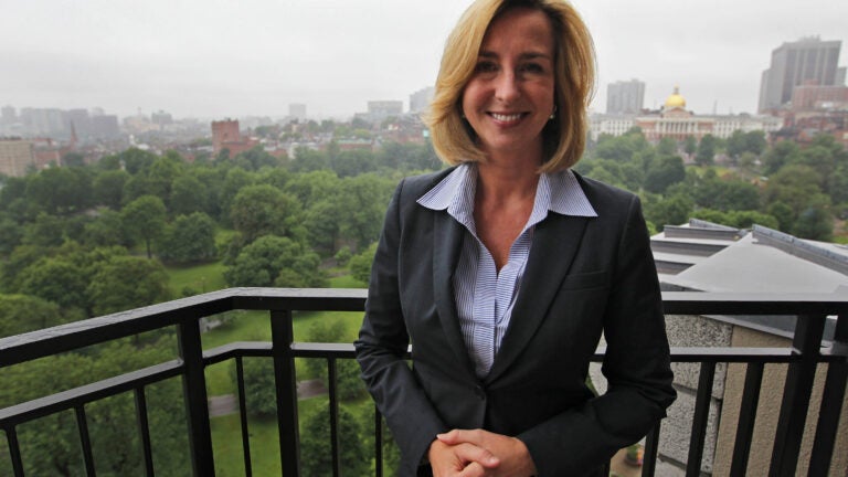 Kerry Healey reassumes her role as Mitt Romney’s defender, pit bull