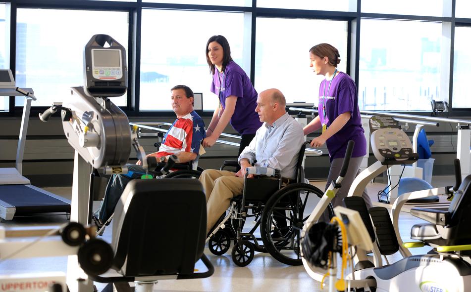 Spaulding rehab patients arrive at new Charlestown hospital building
