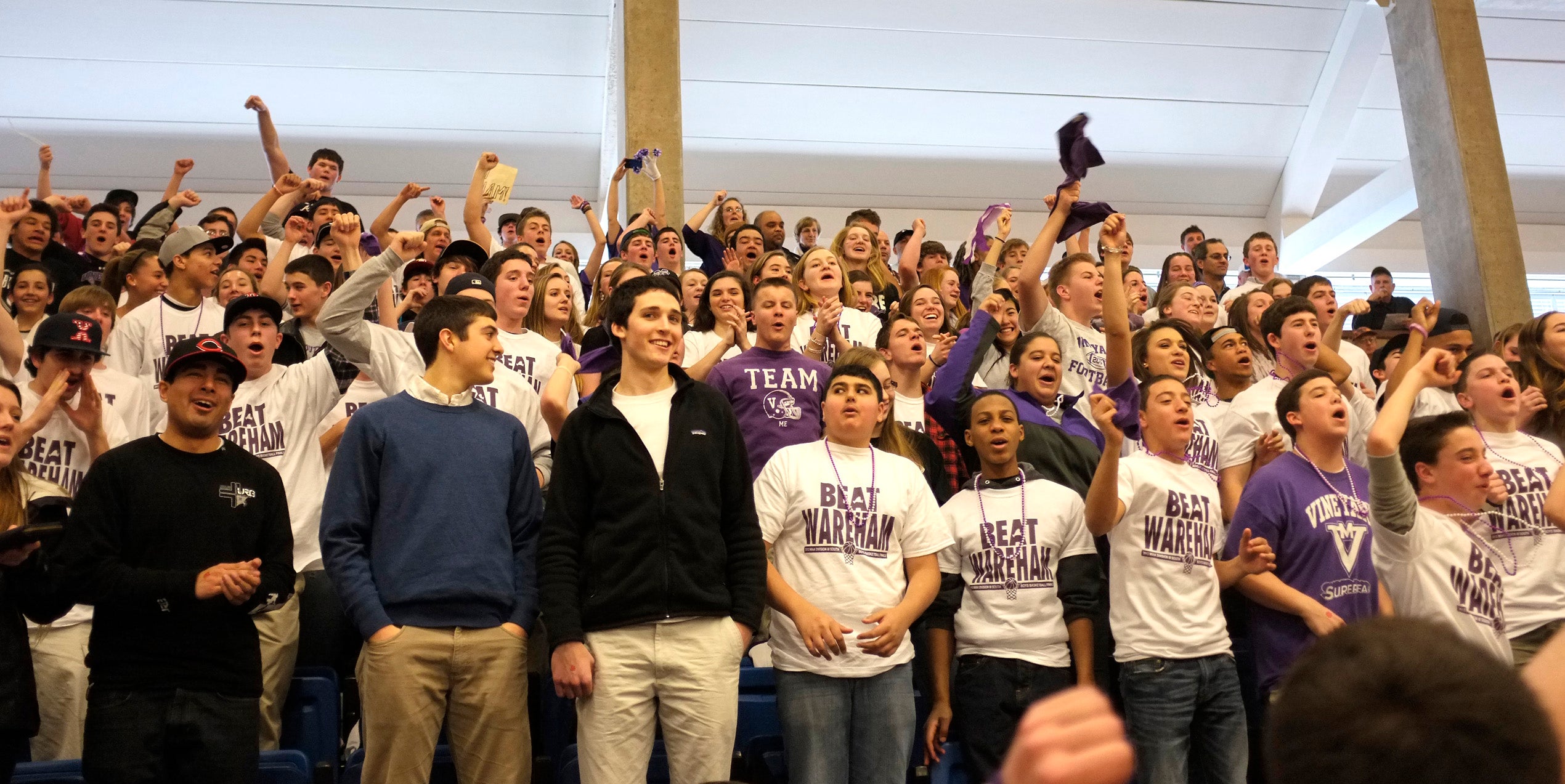 Student cheering sections try to play head games with foes
