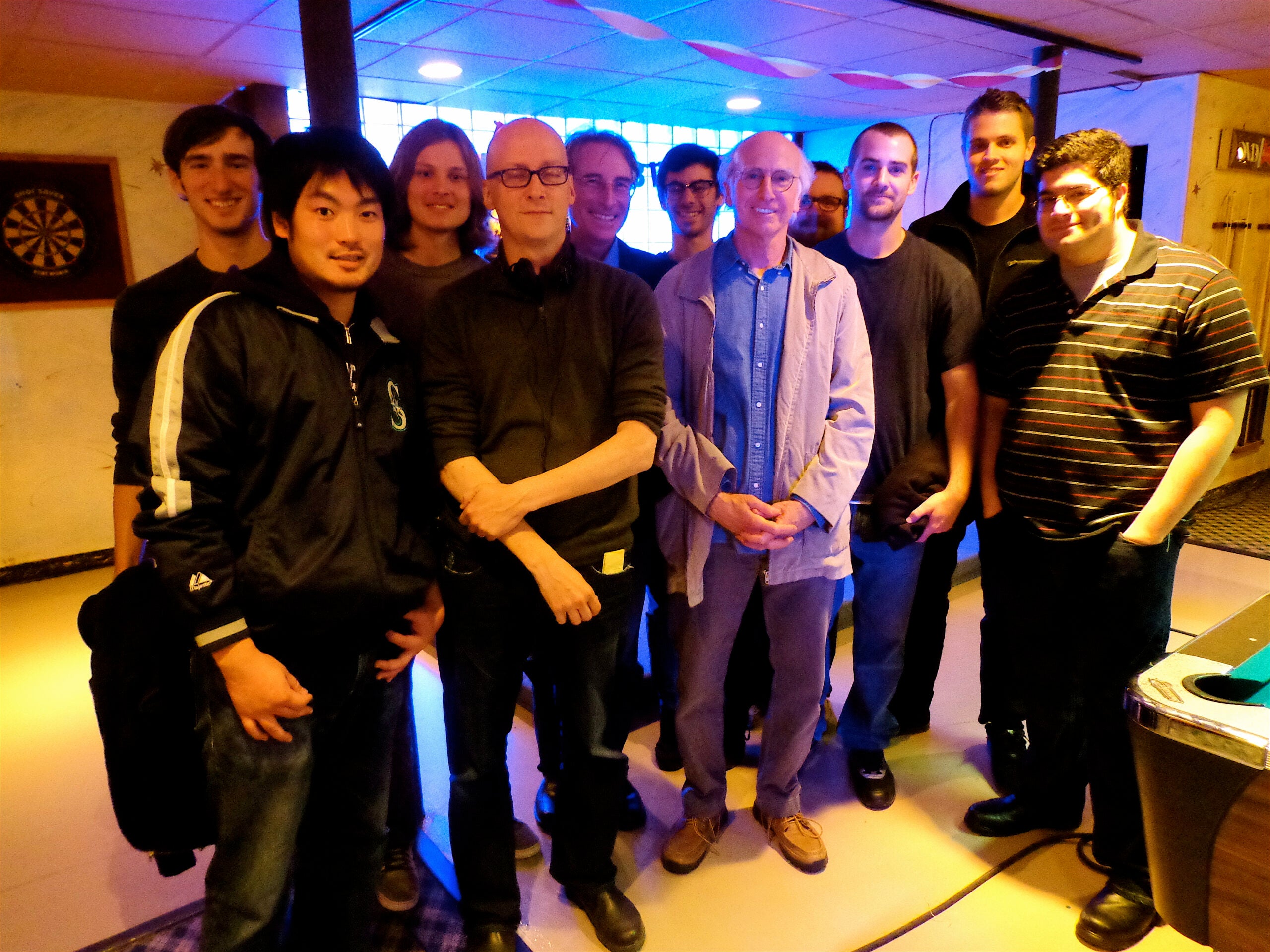 Emerson class visits Larry David’s ‘Clear History’ set