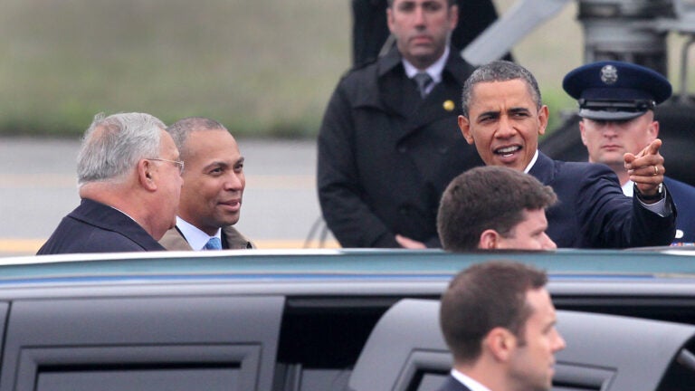 Deval Patrick pitches for President Obama today in two swing states