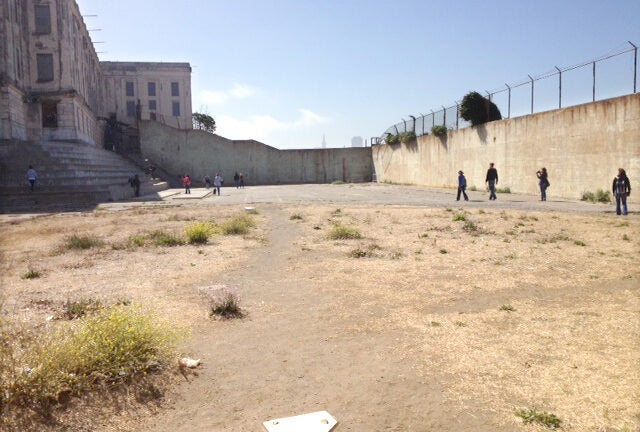 It’s a different ballgame inside the Alcatraz yard