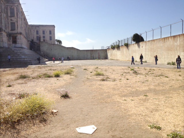 It’s a different ballgame inside the Alcatraz yard