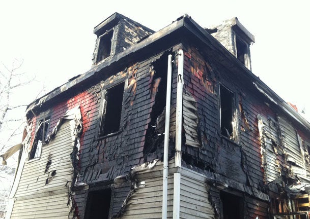 Students leap from upper floor of Allston building to escape fire; one ...