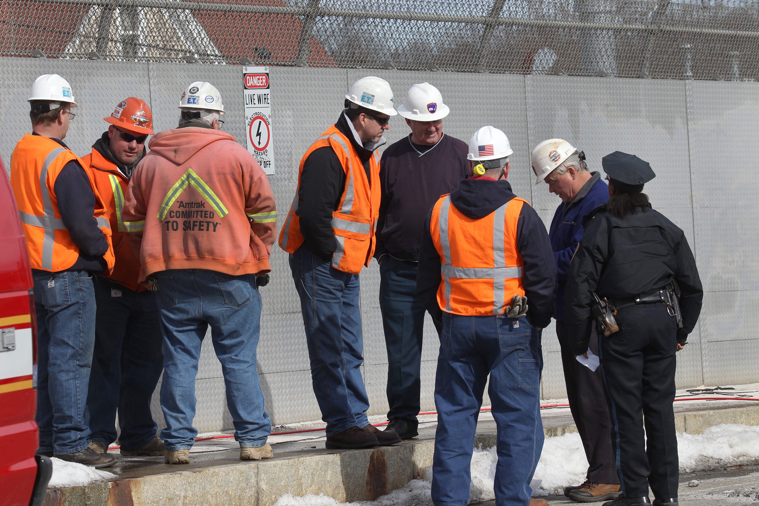 Two Boston Fire Department workers injured when cable comes into ...