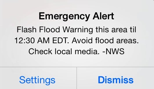 A Look at the Mobile Emergency Alert System