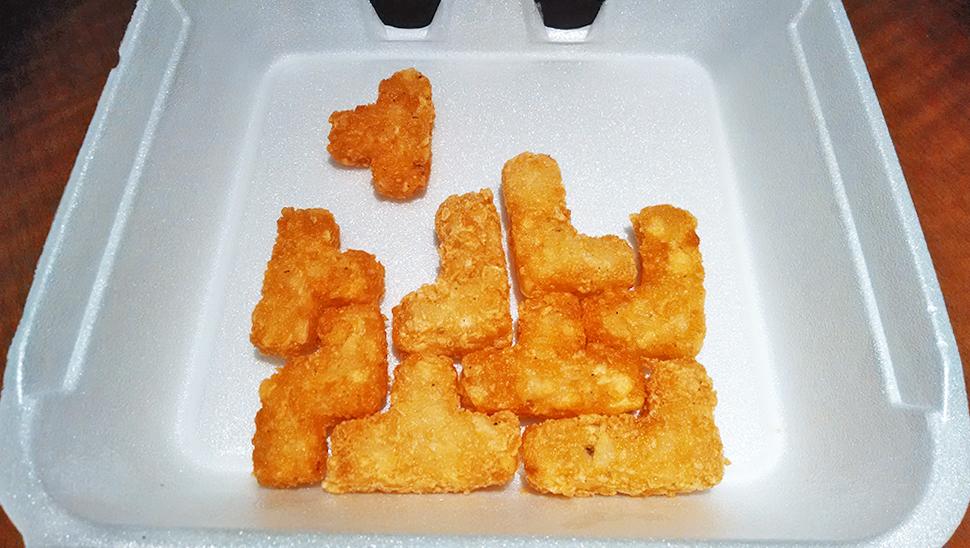 MIT Students Enjoy Tetris-Shaped Hash Browns, Because of Course