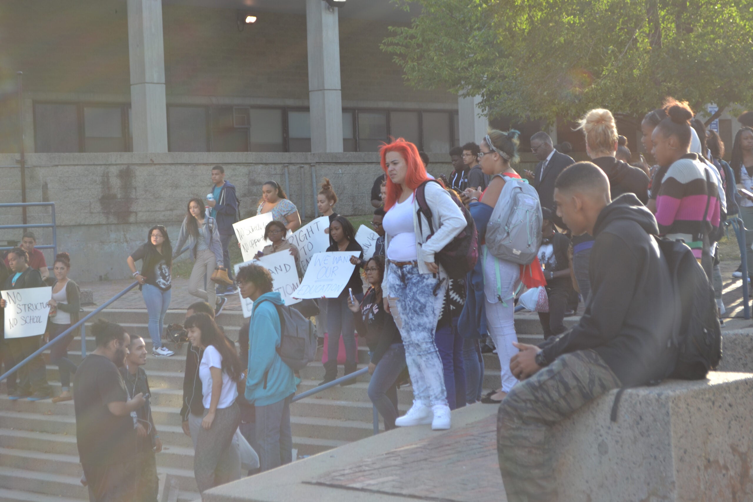 Roxbury’s Madison Park High School Students Protest Lack of Class Schedules