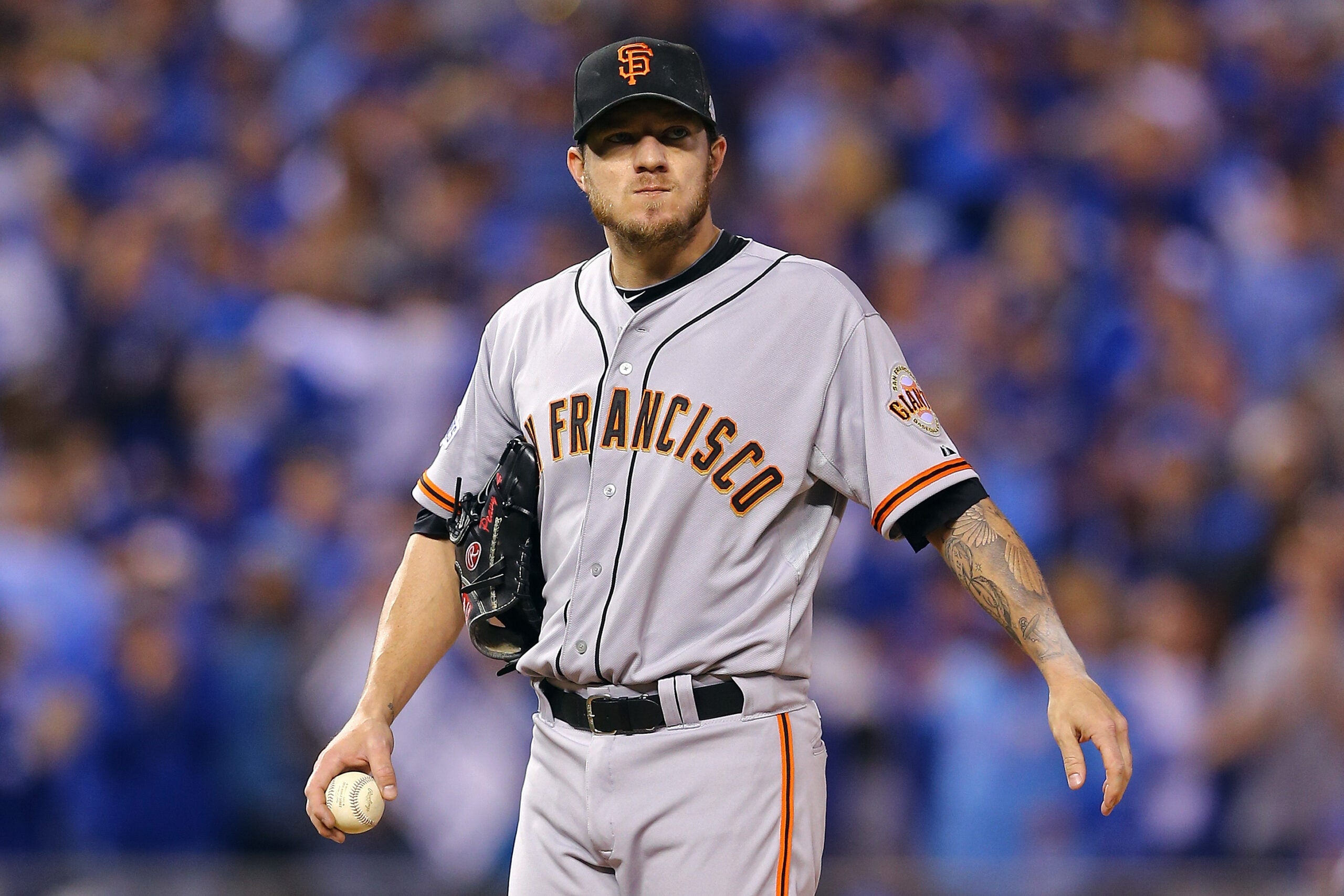 Jake Peavy Ineffective as Royals Tie Up World Series