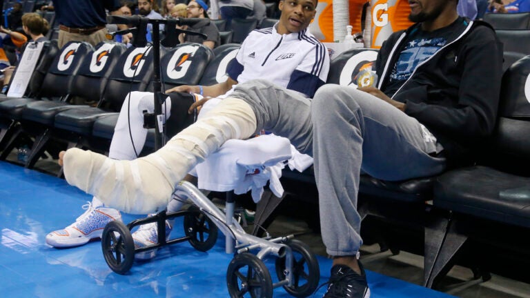 Westbrook Out at Least Four Weeks as Injury Woes Continue for Thunder