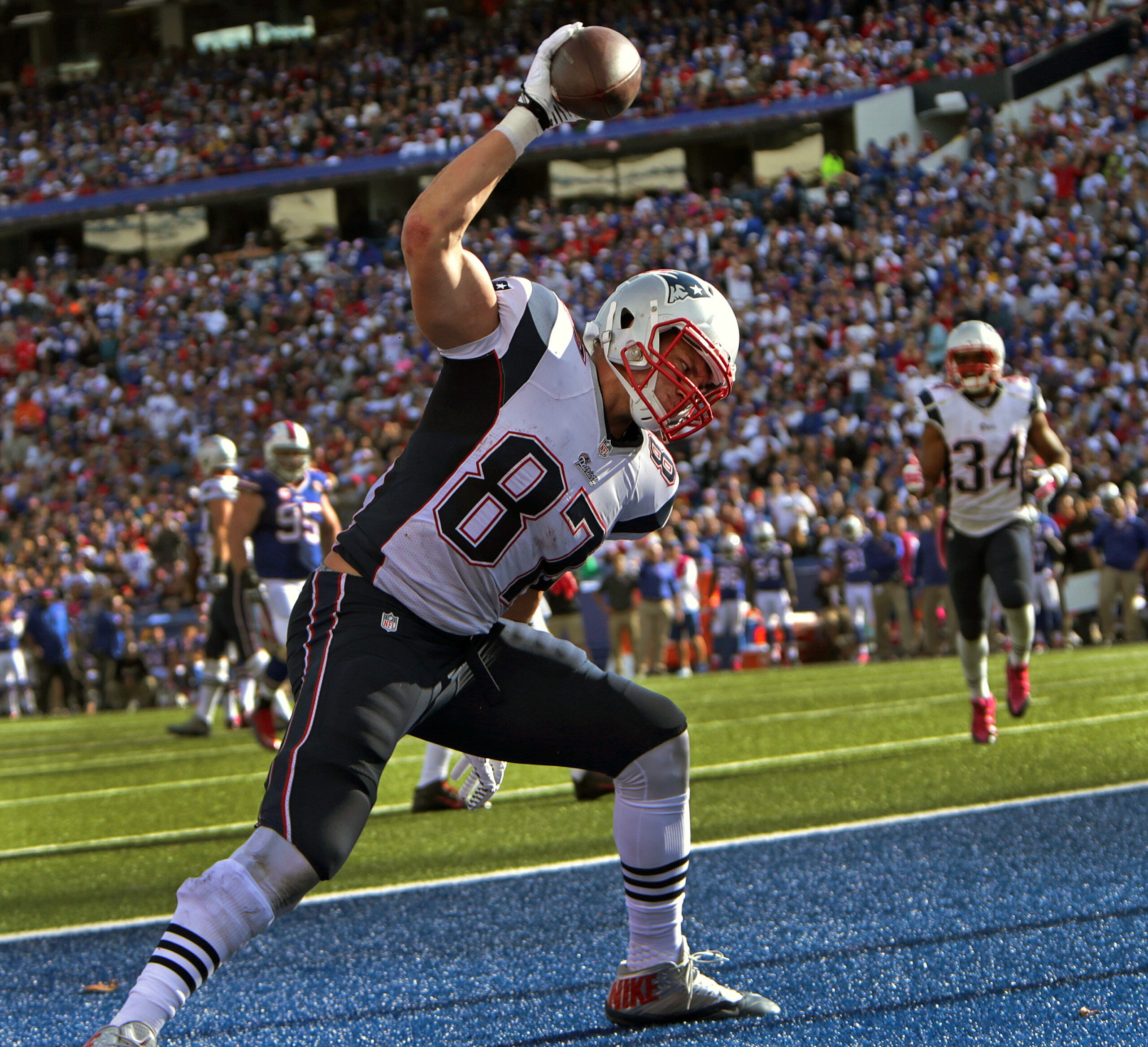 Gronk’s Mom Spikes His Comeback Player of the Year Trophy