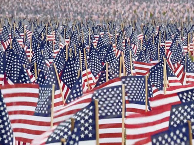 Honoring the fallen, 37,000 flags are back on the Common
