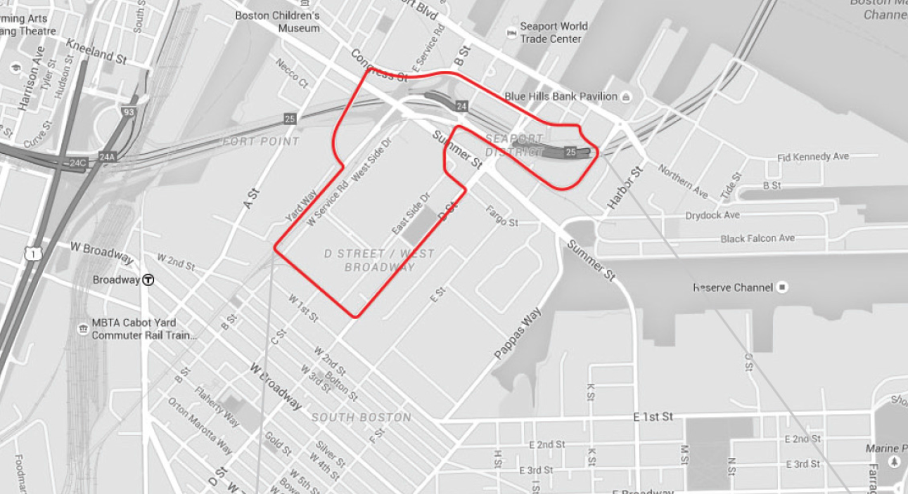 Here’s the proposed IndyCar race route in South Boston