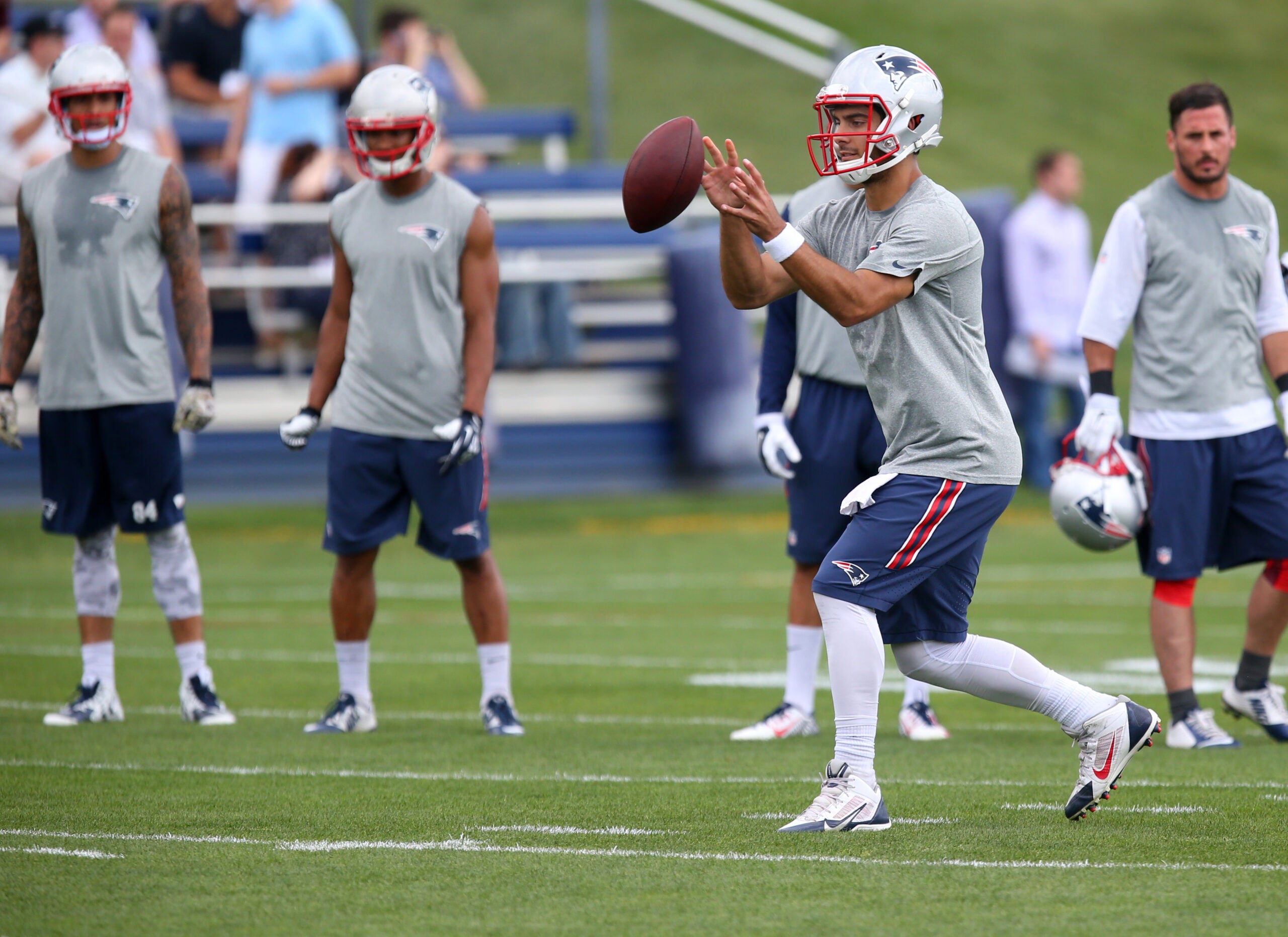 Josh McDaniels: ‘no bad days’ for Jimmy Garoppolo now