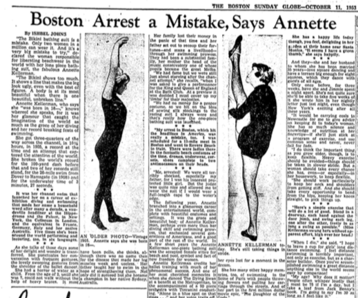 This woman’s one-piece bathing suit got her arrested in 1907