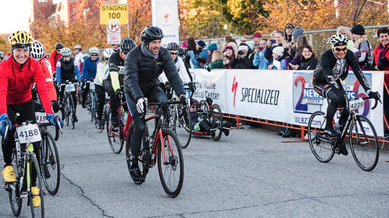 Here’s why actor Patrick Dempsey biked 50 miles in Maine Sunday
