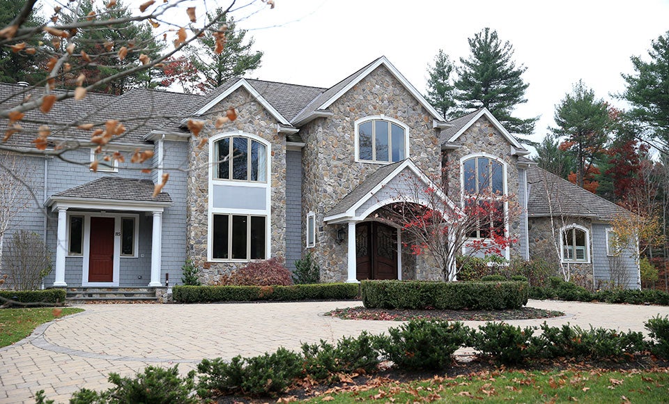 Home of the week: Stone-faced Colonial with a home movie theater ...
