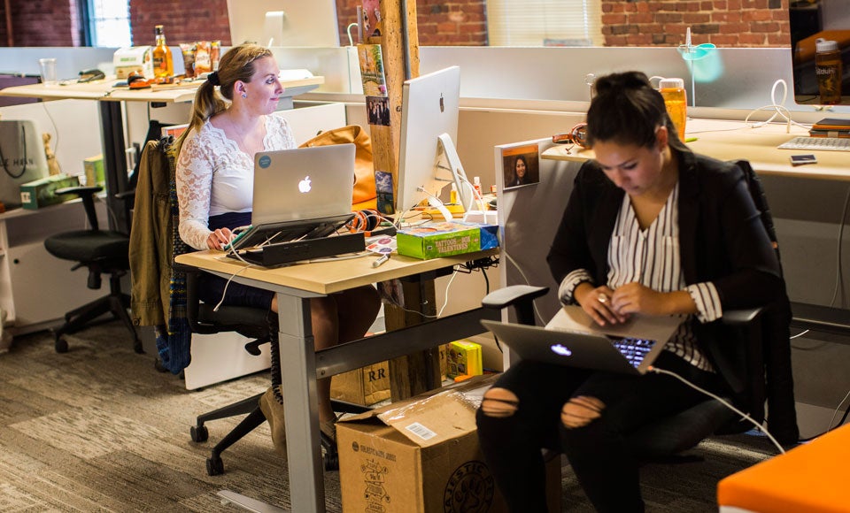 What happens when the CEO sits at the next desk