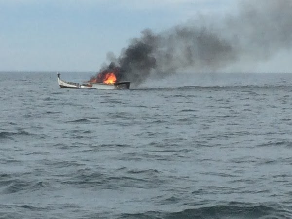 How an alert captain survived a lobster boat fire