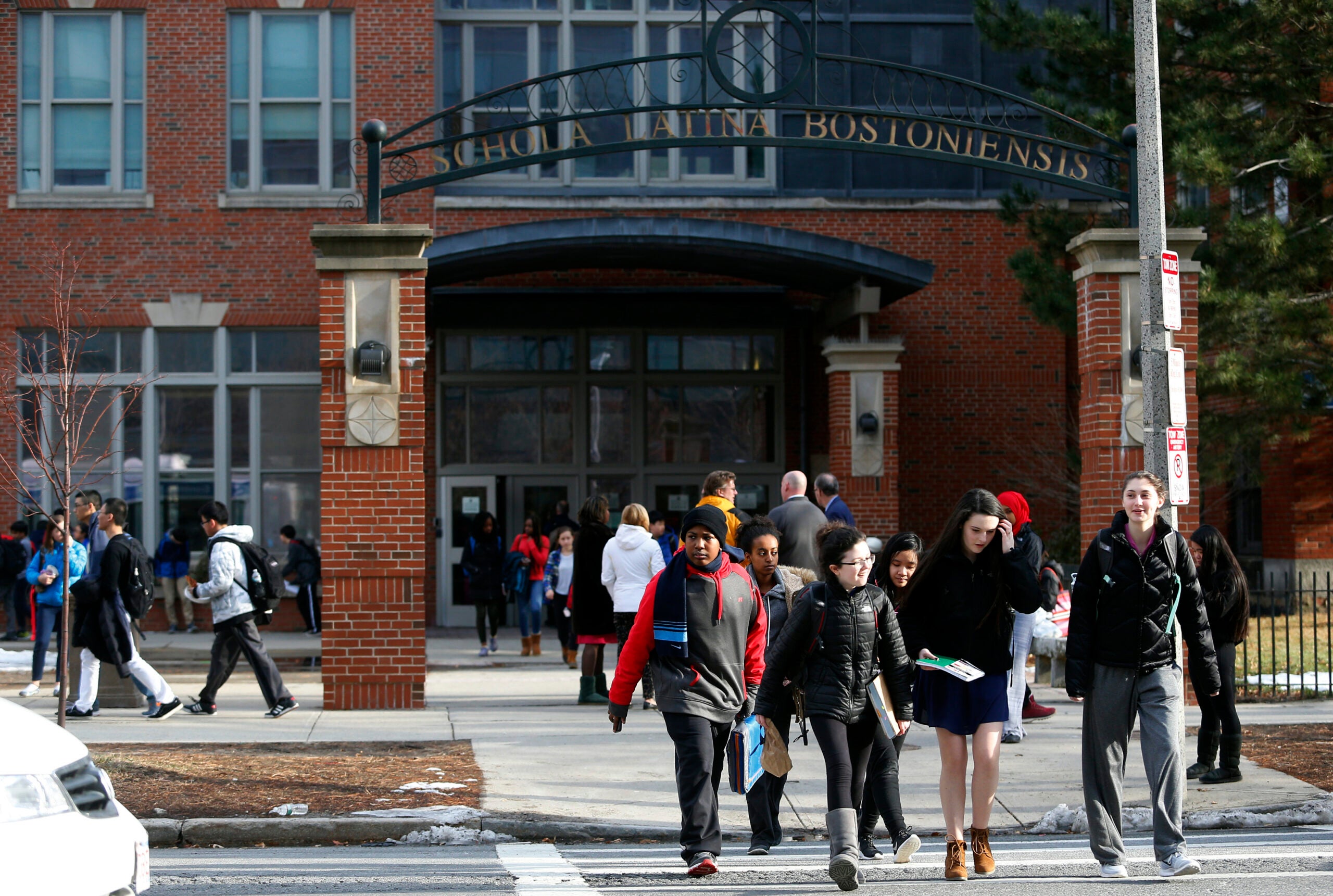 Boston Latin students speak out on racism concerns at school meeting