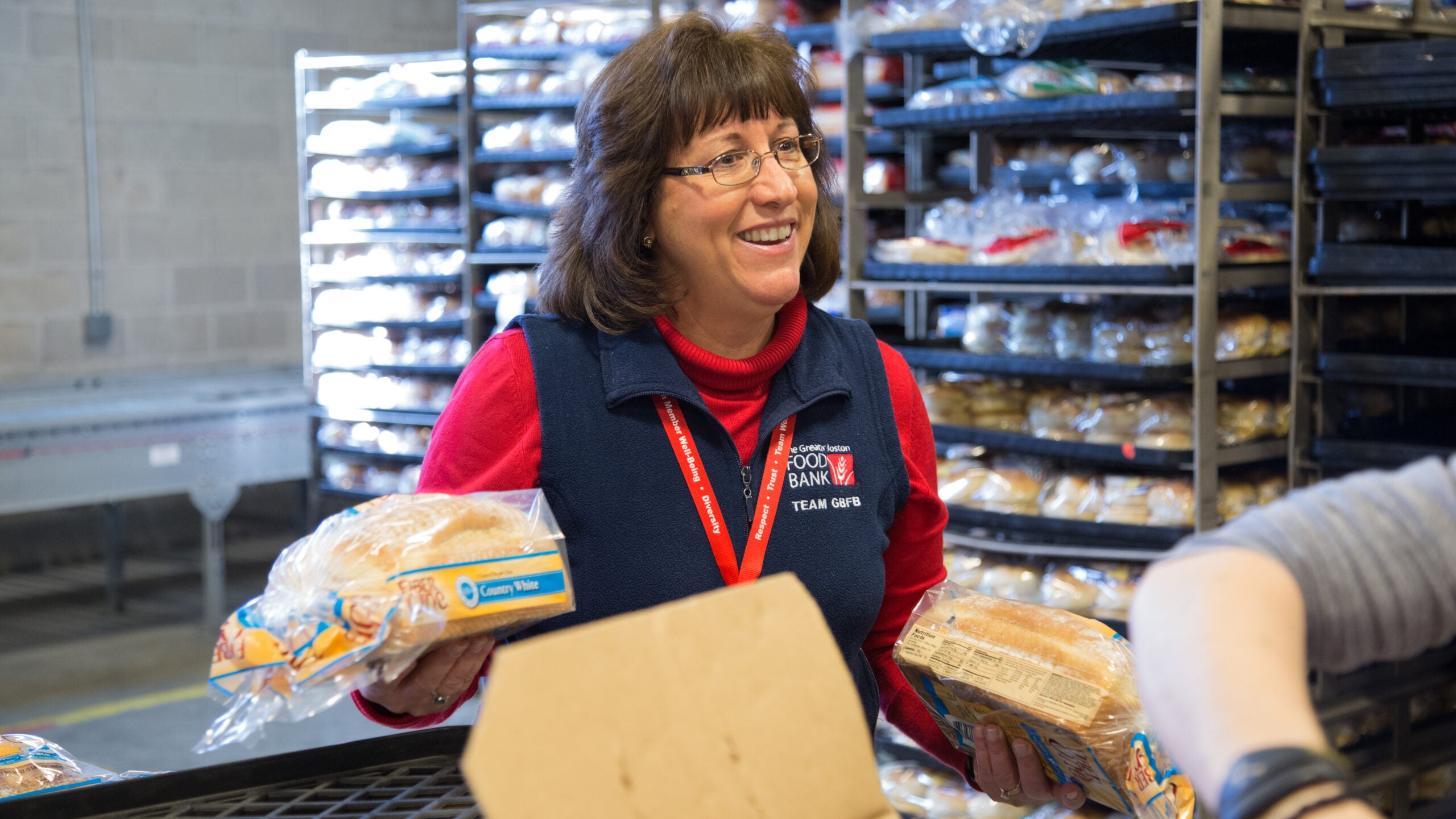 The woman feeding eastern Mass. with the Greater Boston Food Bank