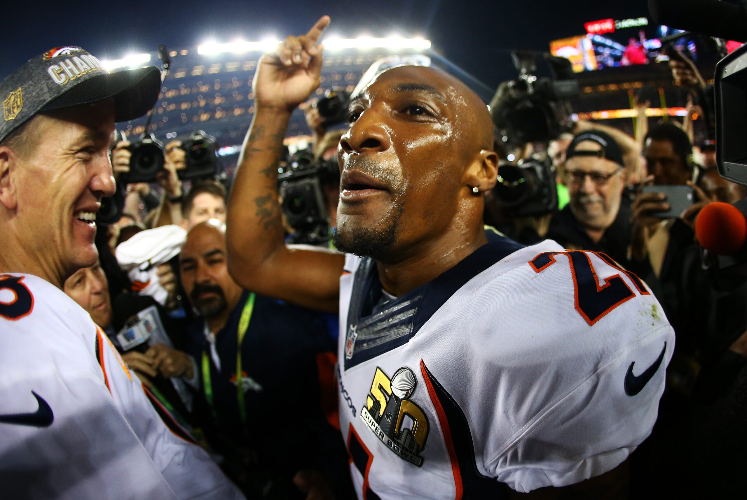 Aqib Talib was the center of attention after the Super Bowl: ‘I love ...