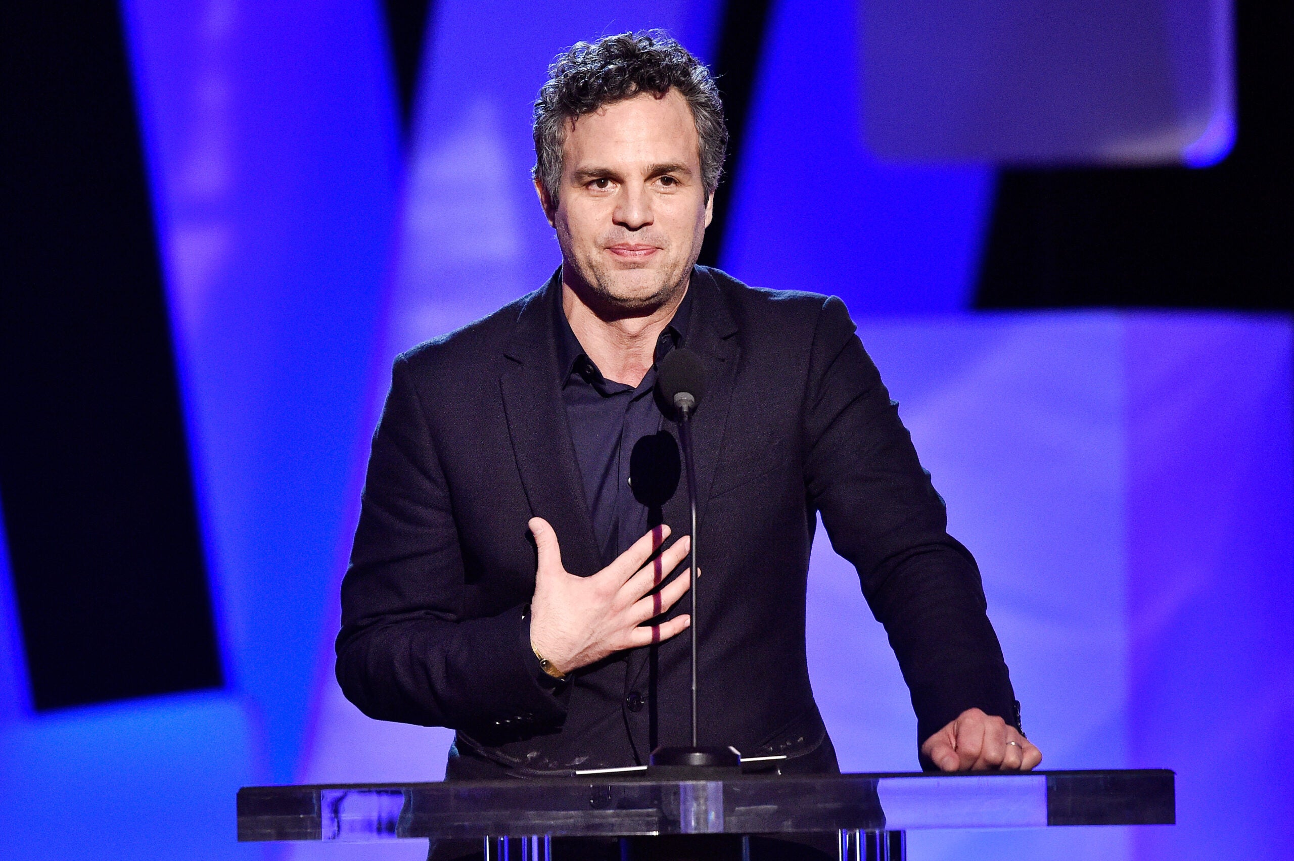 Mark Ruffalo, ‘Spotlight’ director protest sex abuse at Los Angeles ...