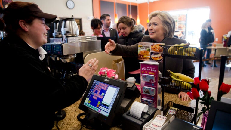 Here’s how much each presidential candidate has spent on Dunkin’ Donuts