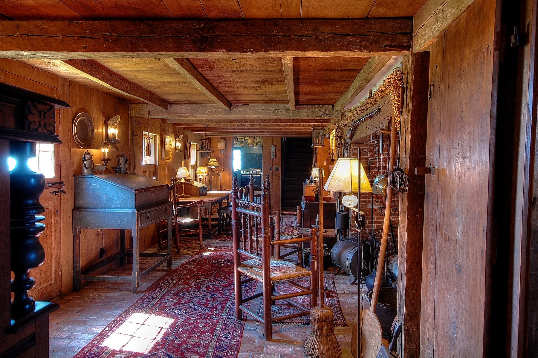 The man behind this restored $1.5 million 1665 saltbox style home ...