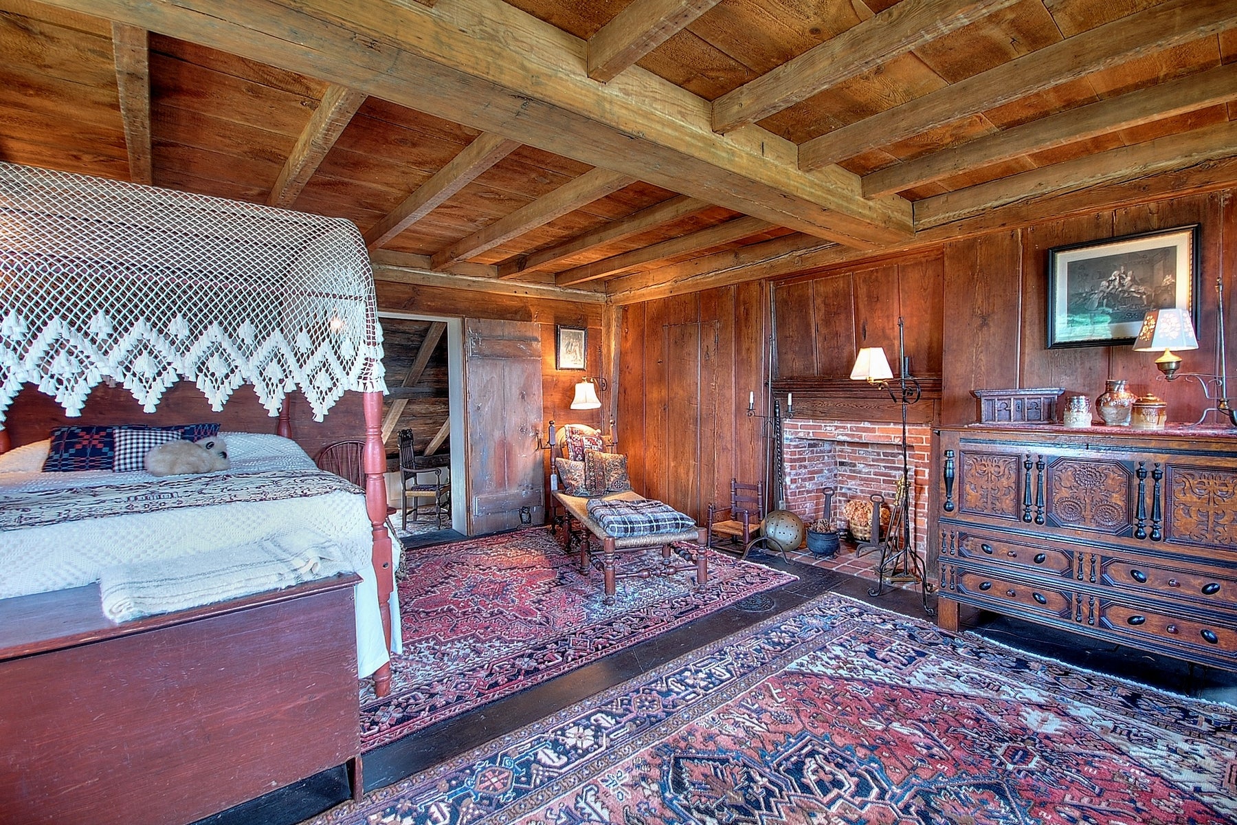 The man behind this restored $1.5 million 1665 saltbox style home ...