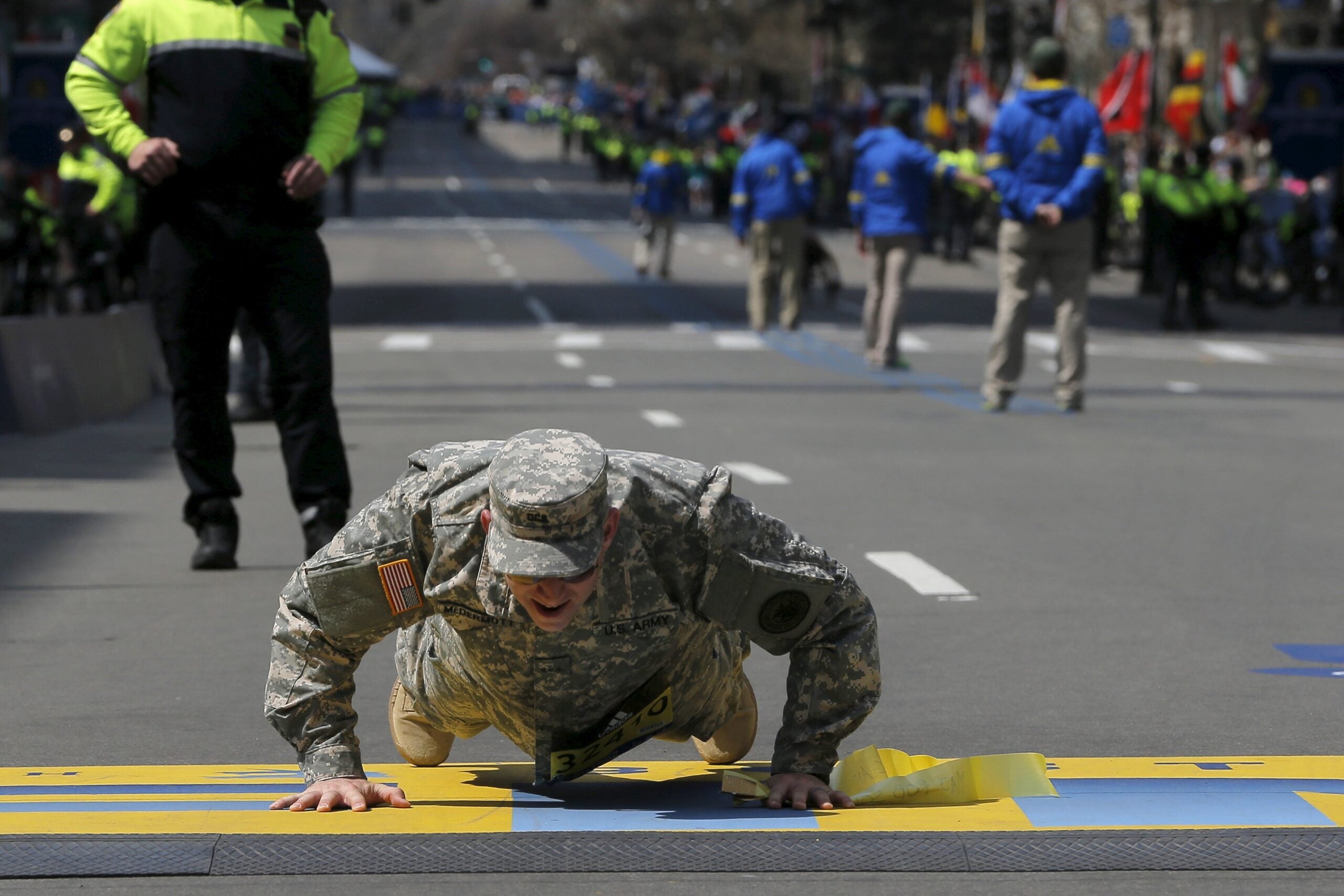Here's why a military relay team will be in the 2018 Boston Marathon