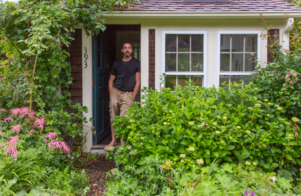 A landscape designer uses his own backyard to show clients what's possible