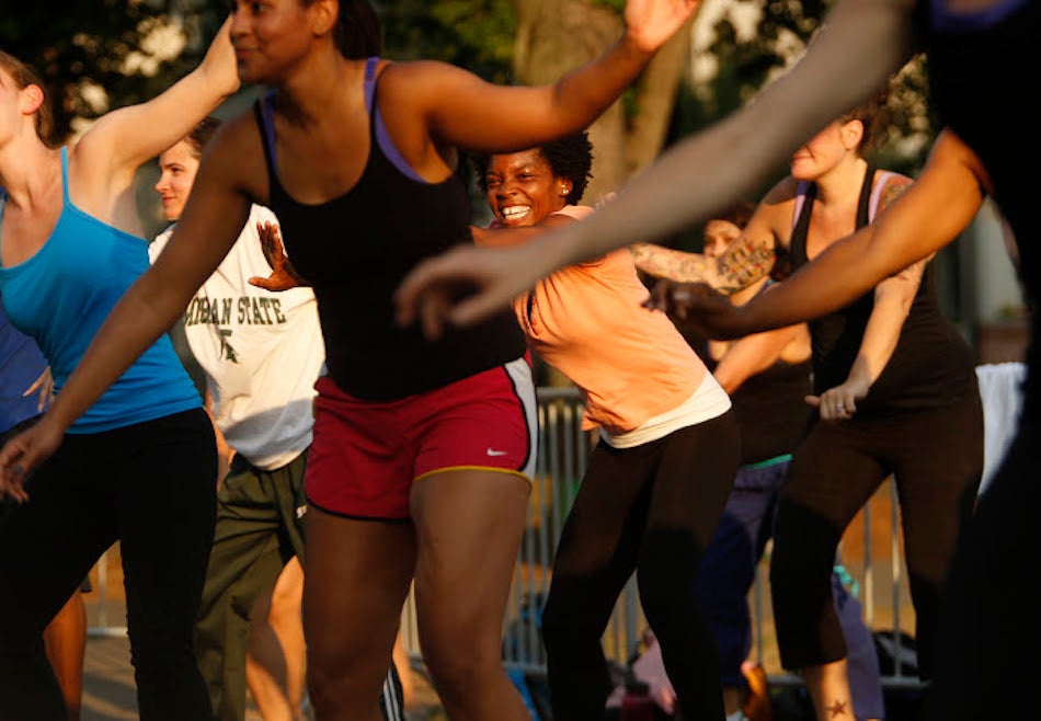 You can try free fitness classes on the Esplanade starting in July