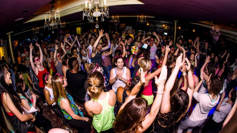 This is what a group of young Bostonians dancing their butts off at a 7 ...