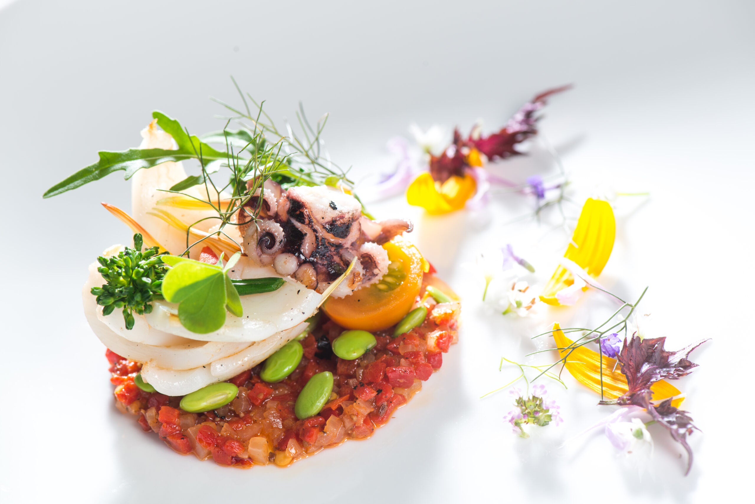 At Winvian Farm, the chef makes the menu using the garden outside his ...