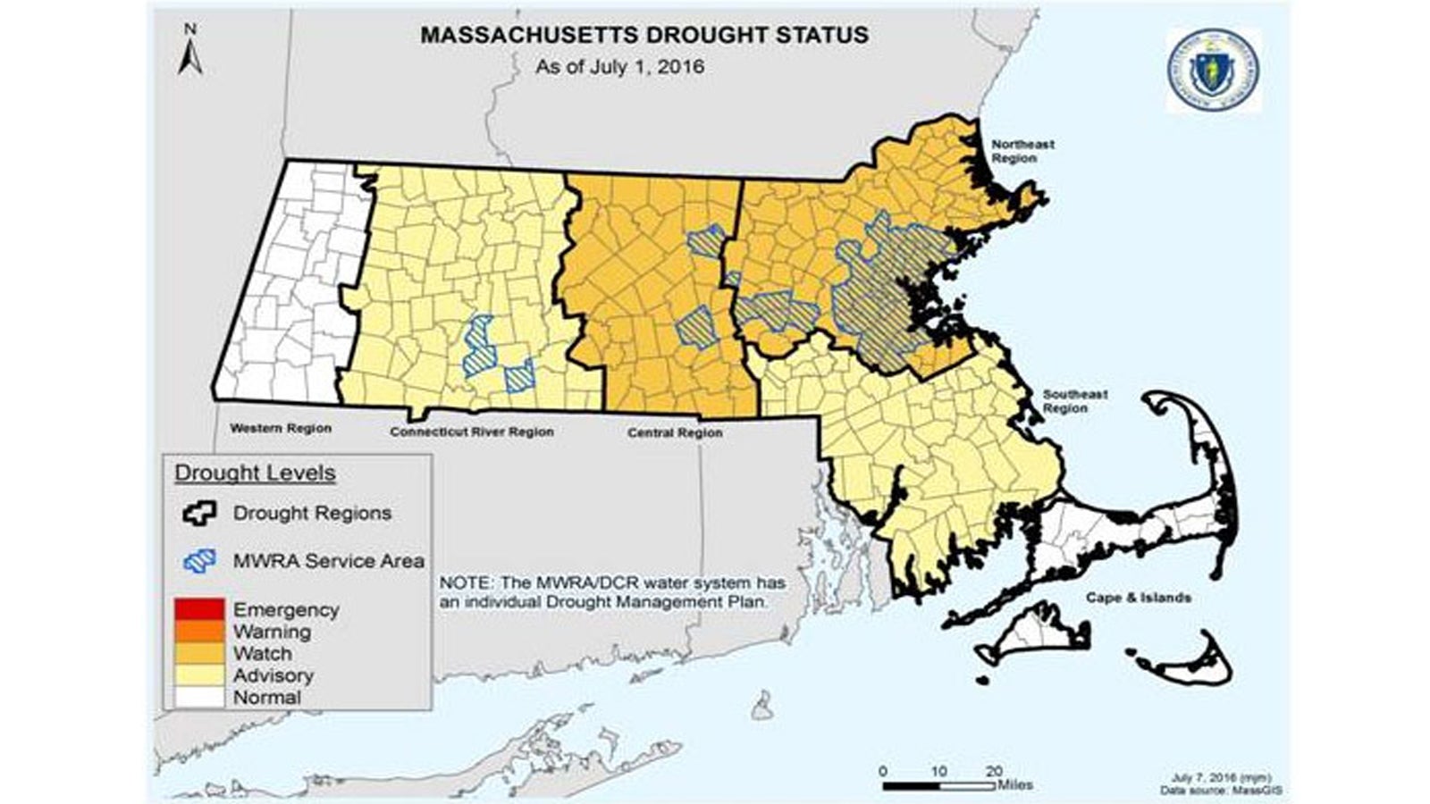 Drought watch issued for central and northeast Mass.