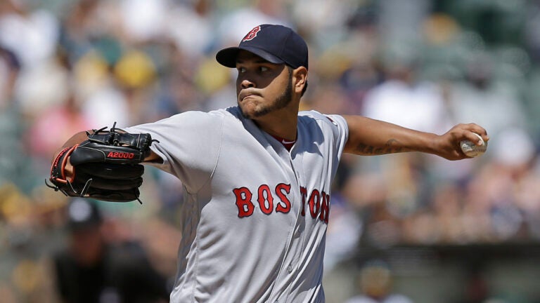 Rodriguez flirts with no-hitter but Red Sox lose 1-0 to Athletics