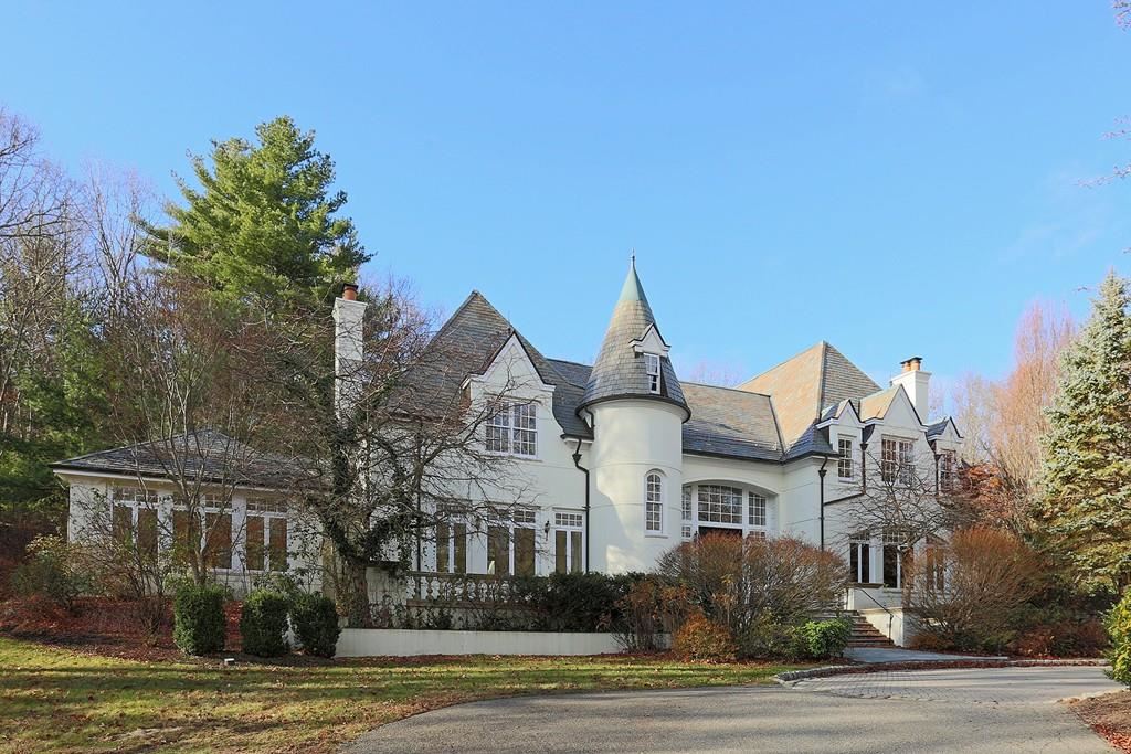 This $4.7 million Wellesley estate sits on three acres of land and ...